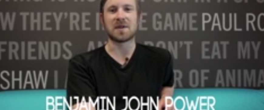 Benjamin John Power: Why I'm Vegan