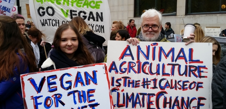 15 Wonderful Pro-Vegan Signs Spotted at the London #ClimateMarch