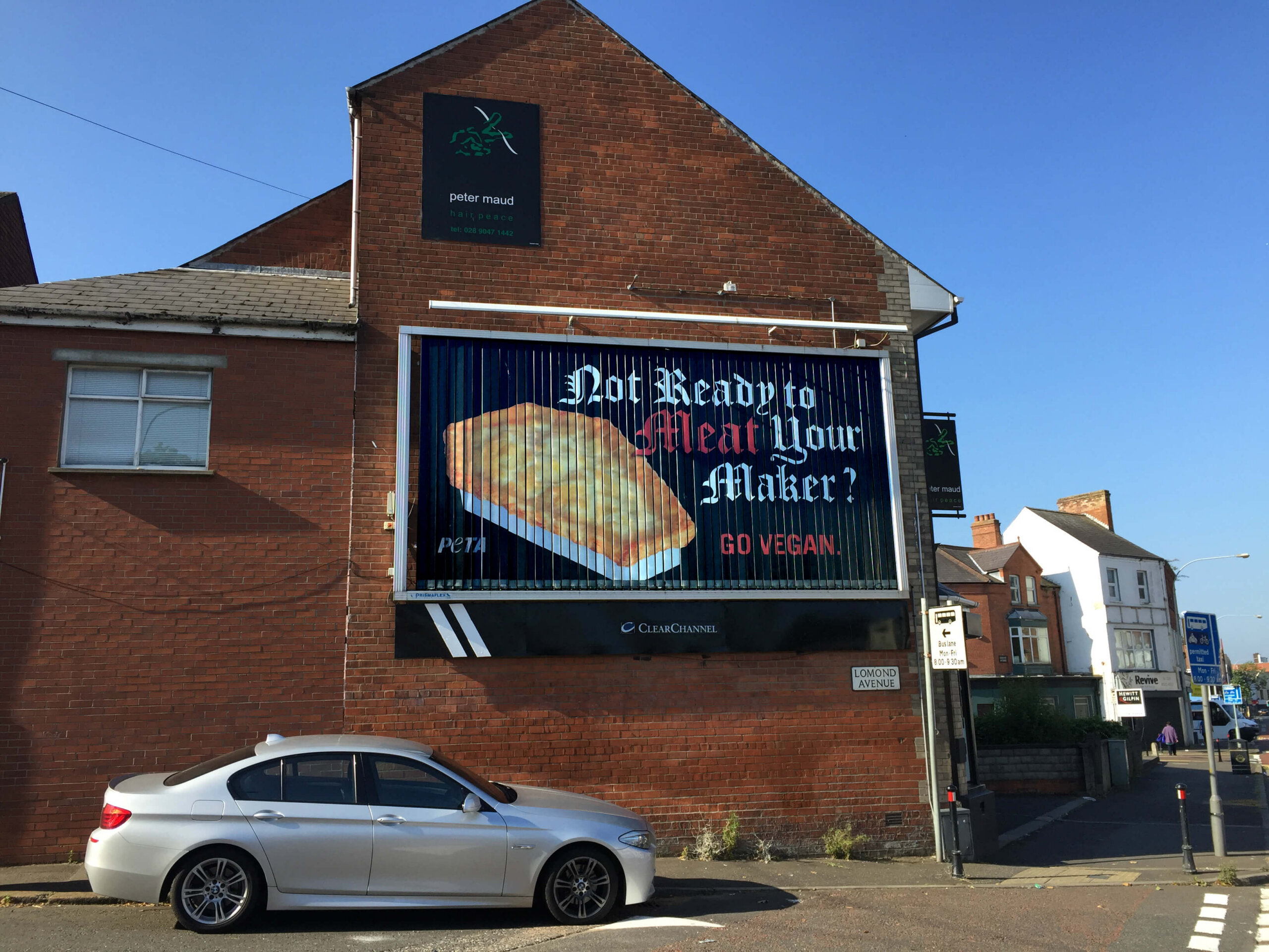 'MEAT Your Maker': New Belfast Billboard Reveals Shocking Toll of Meat ...