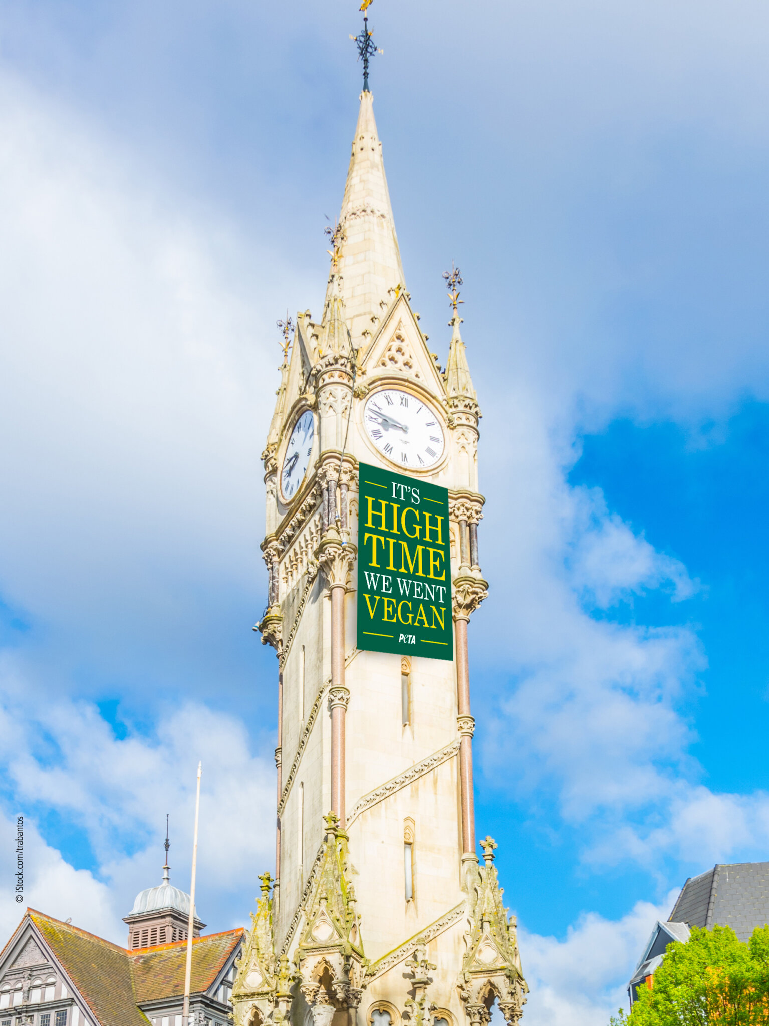 Will Leicester Clock Tower Feature 'It's High Time We Went Vegan ...