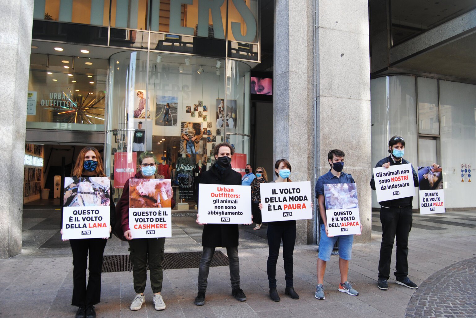 PETA Supporters Call For Urban Outfitters to Reject Animal Abuse
