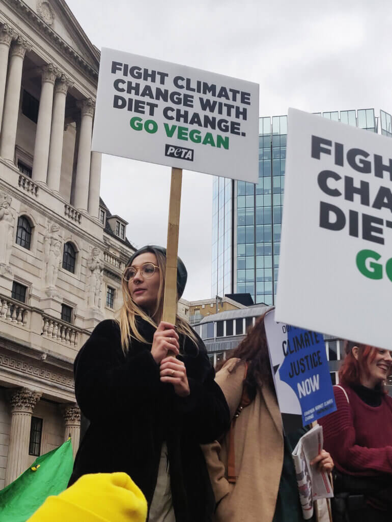 COP26 or COPOUT26? PETA Marches for a Vegan World