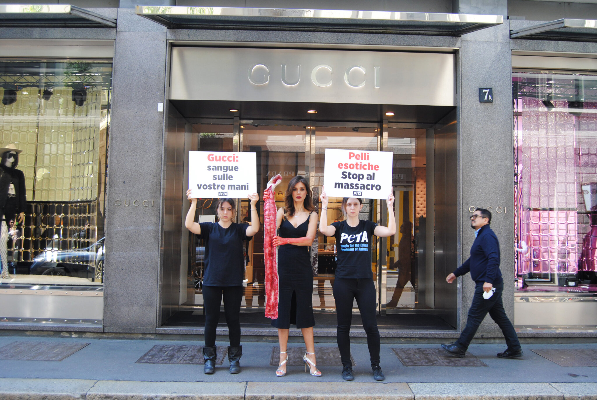 PETA Slams Gucci’s Exotic Skins Accessories in ‘Bloody’ Protest