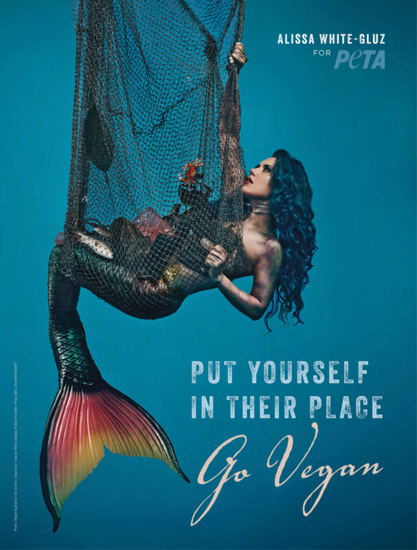Arch Enemy’s Alissa White-Gluz Becomes Entangled ‘Mermaid’ in Pro-Fish Ad