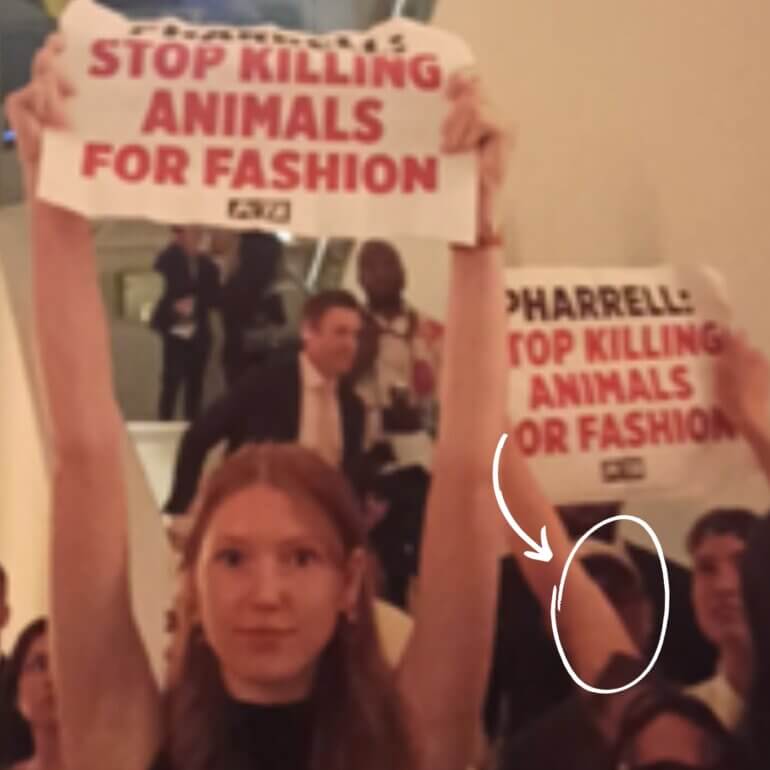 Animals Aren’t Fabric: PETA Disrupts Pharrell Williams’ Party