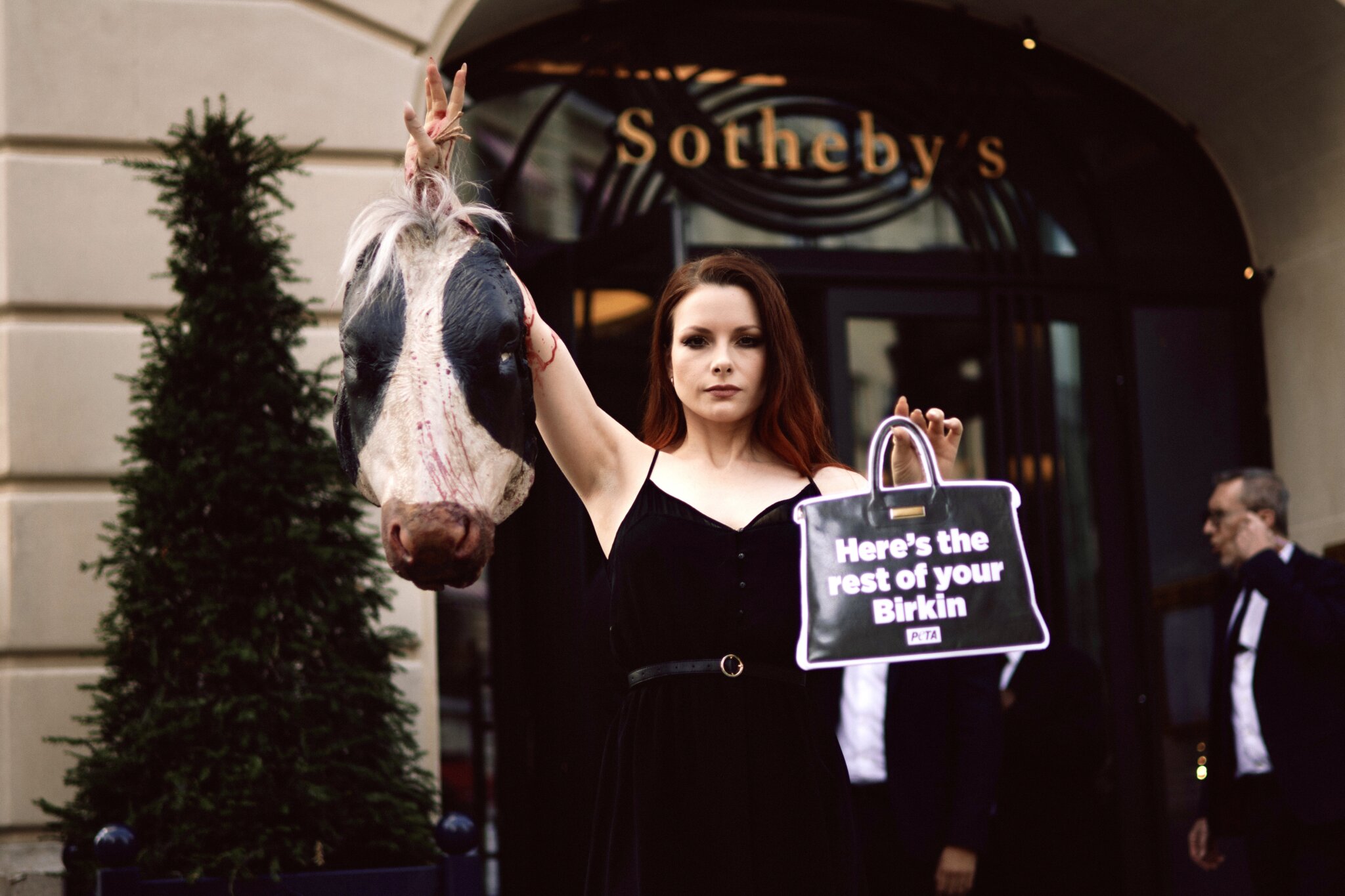 PETA France Brings "Bloody Cow's Head" to Auction of World’s First ...