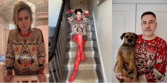 Photos: David Walliams, Sadie Frost, and Lou Sanders Support PETA’s ...