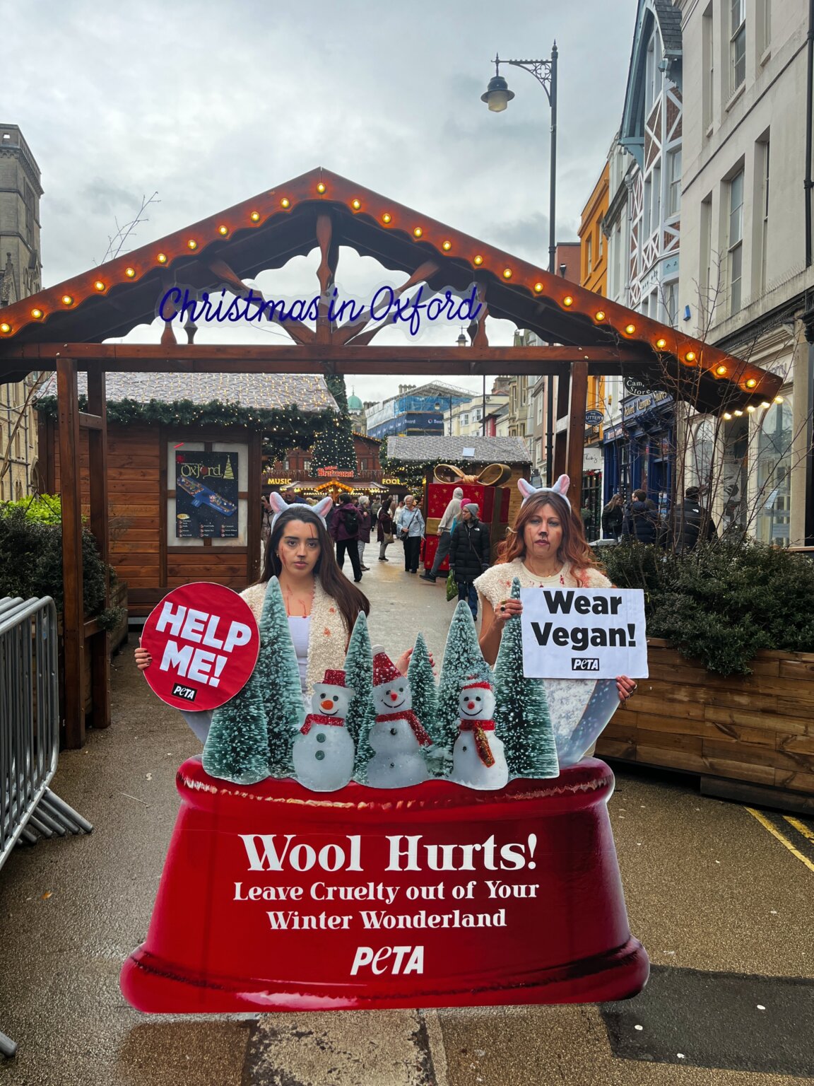 'Bloodied Sheep' Urge Christmas Shoppers to Ditch Wool